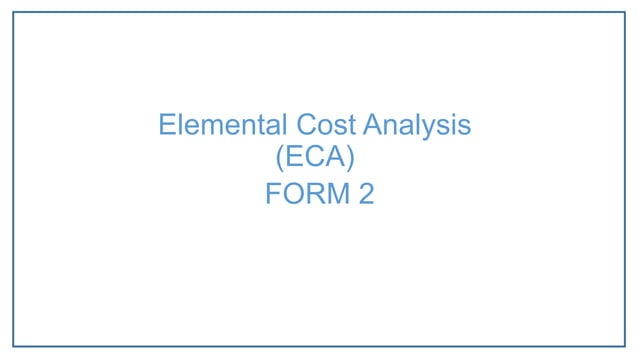 Eca presentation-compile | PPTX | Construction Industry | Industries