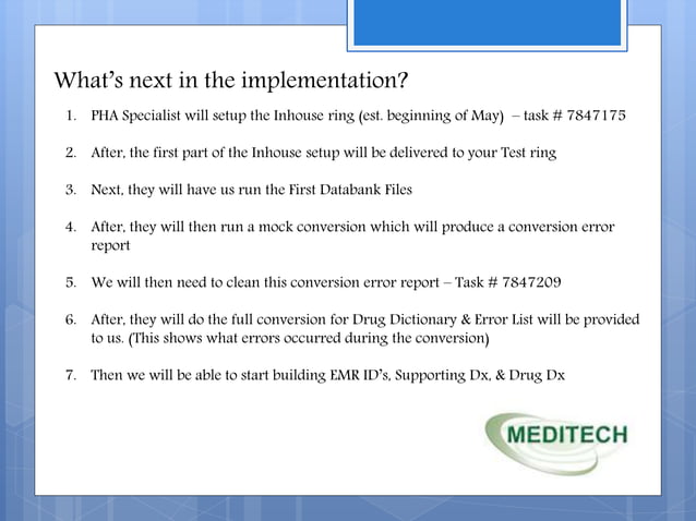 PHA MEDITECH DICTIONARY TRAINING FOLLOW-UP | PPTX | Pharmaceutical ...