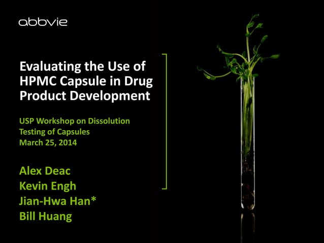 HPMC Capsule_USP Workshop_2014 Final | PPTX