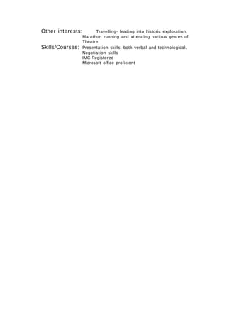 Stuart Boucher cv | DOC