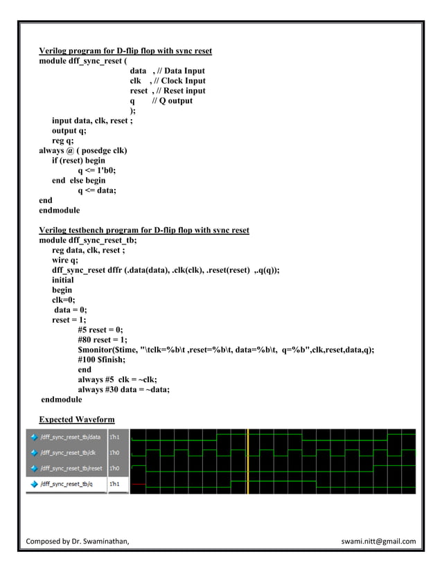 Verilog Lab Manual Ecad And Vlsi Lab Pdf