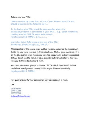 E100 ECA guide | PDF