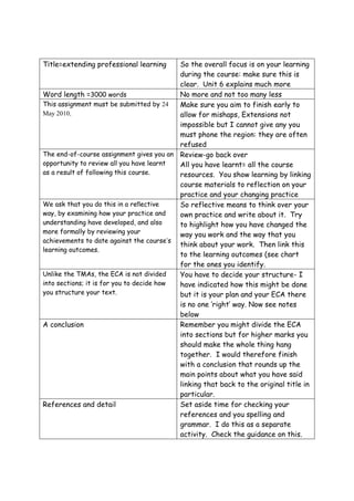 E100 ECA guide | PDF