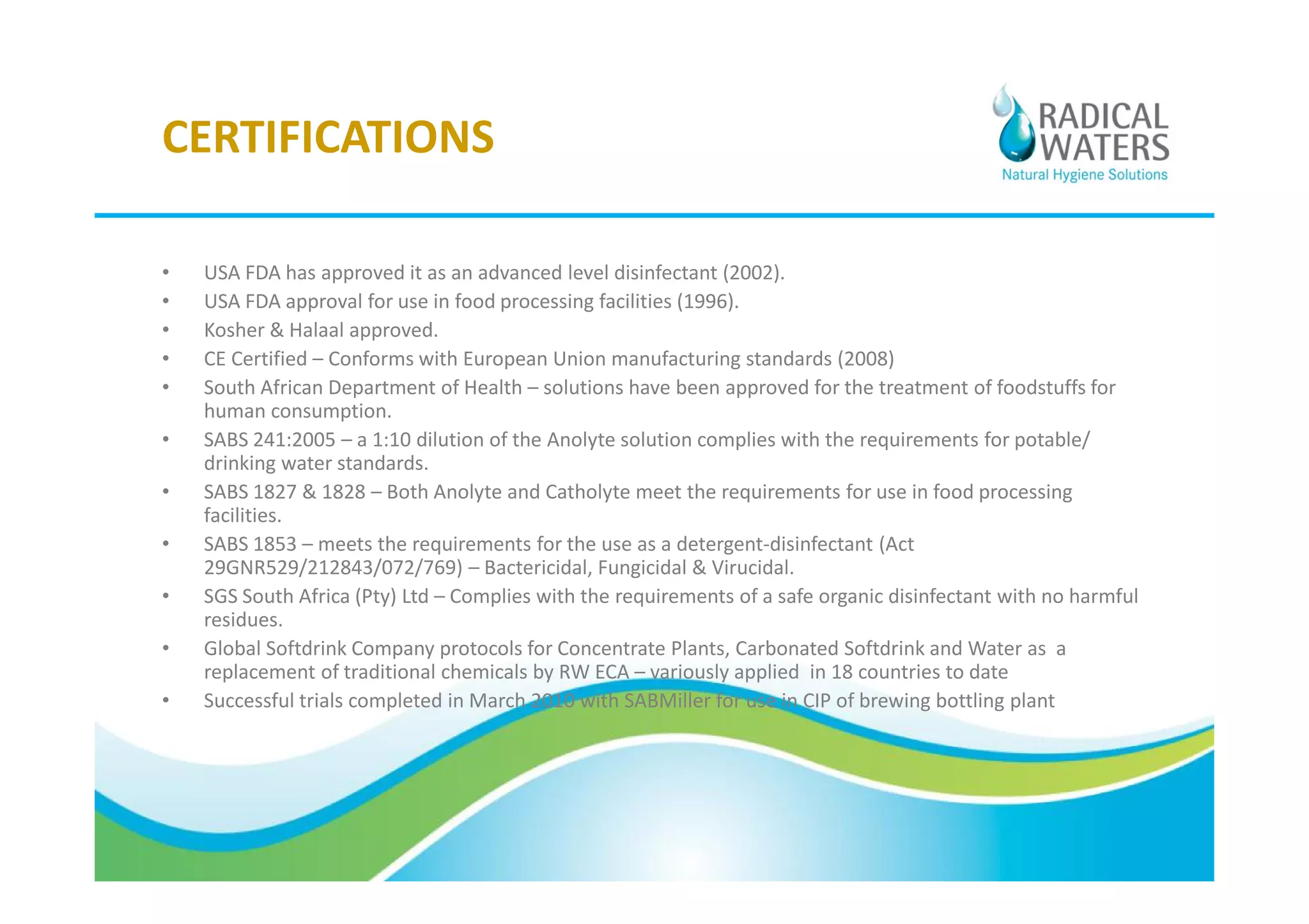 Carbonated Softdrinks and ECA technology (CIP) | PDF