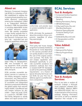 Counterfeit Detection Services | PDF