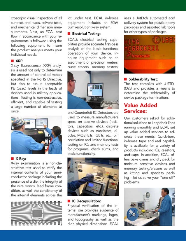 Counterfeit Detection Services | PDF