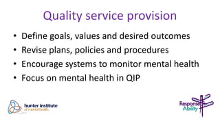 Leadership in children's social and emotional wellbeing: Achieving the ...