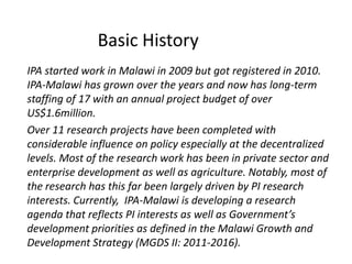 Fighting poverty with what works - The IPA mission across the globe by ...
