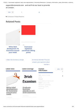 Ecanvasser explained basic area segmentation vconnecta newsroom ...