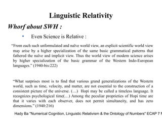 Numerical Cognition, linguistic relativity and the ontology of numbers ...
