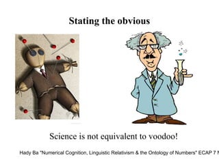 Numerical Cognition, linguistic relativity and the ontology of numbers ...