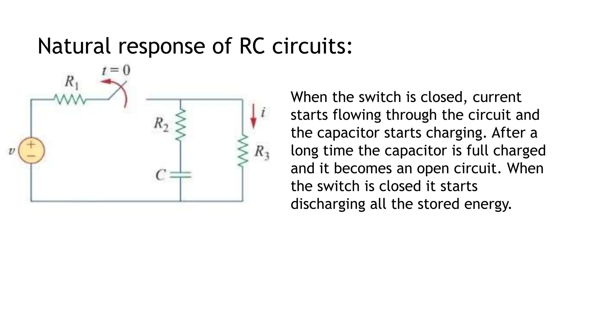 Electric circuit analysis 1 series RC circuit explanation presentation ...