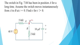 Electric circuit analysis 1 series RC circuit explanation presentation ...