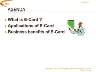 E Card Ppt | PPT