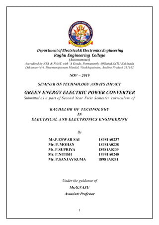 GREEN ENERGY ELECTRIC POWER CONVERTER | DOCX