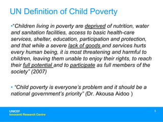 Measuring Child Poverty | PPTX