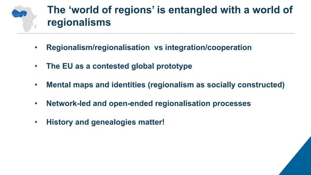 Regionalism, regional integration and regionalisation in West Africa | PPT