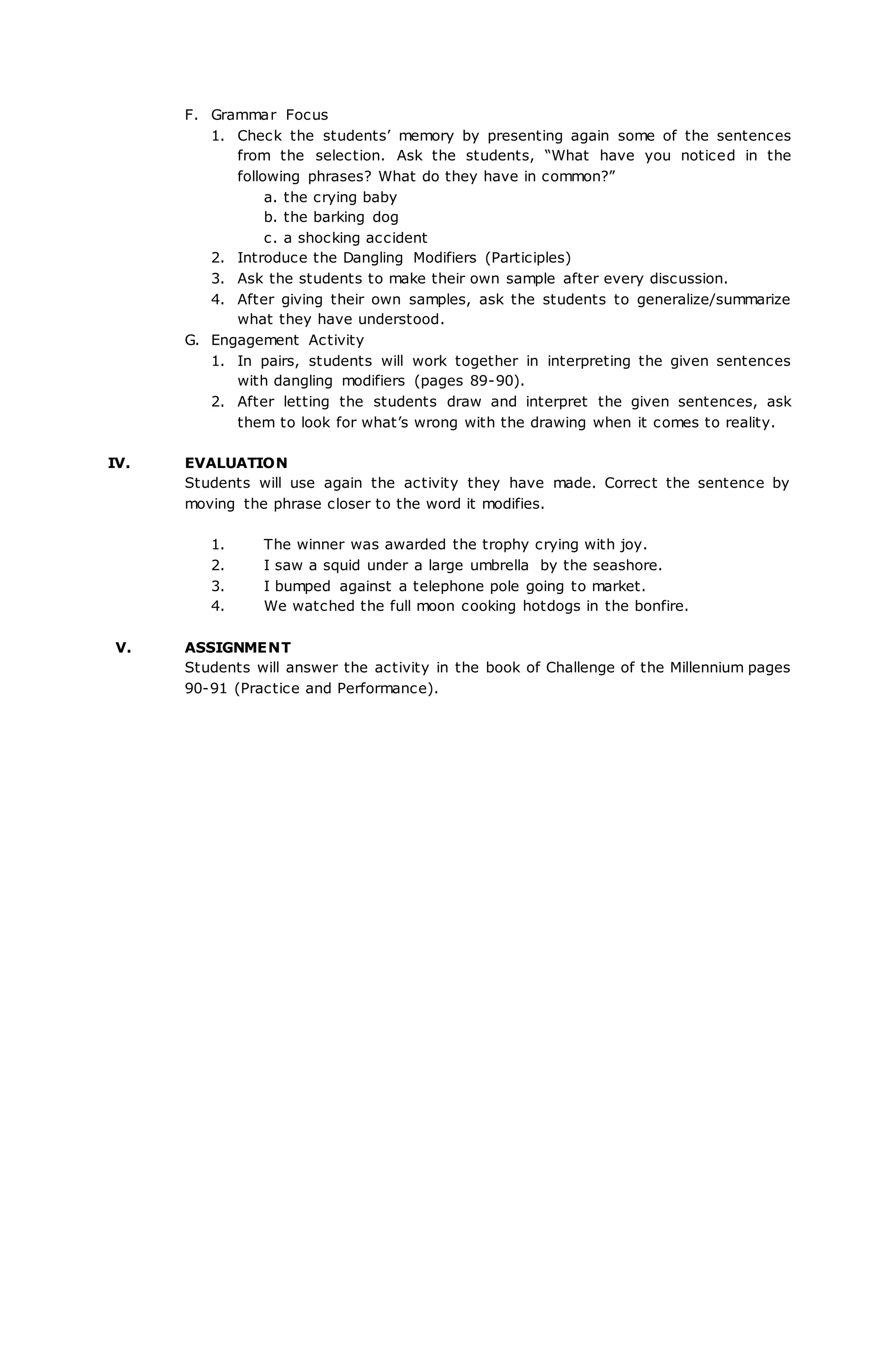 Ecas grade 7 10 | DOCX