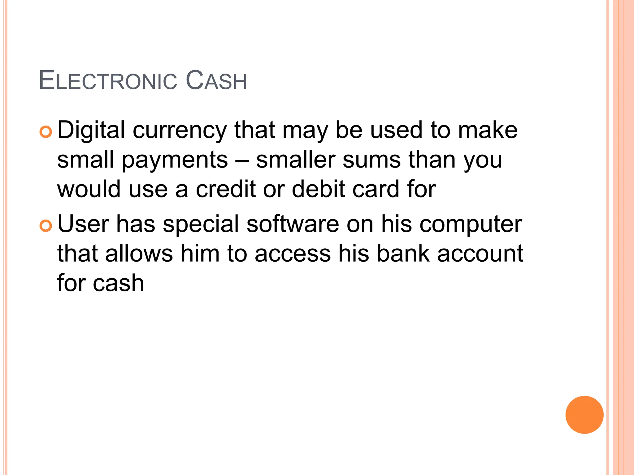 ecash presentation.ppt