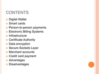 ecash presentation.ppt