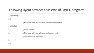 Writing first C Program | PPTX | Programming Languages | Computing