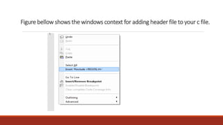 Writing first C Program | PPTX | Programming Languages | Computing