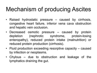 Approach To a Patient with Ascitis | PPTX