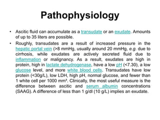 Approach To a Patient with Ascitis | PPTX