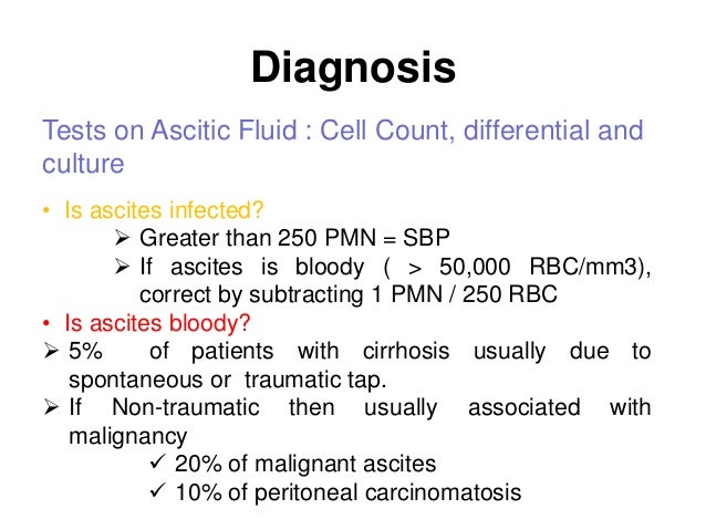 Approach To a Patient with Ascitis