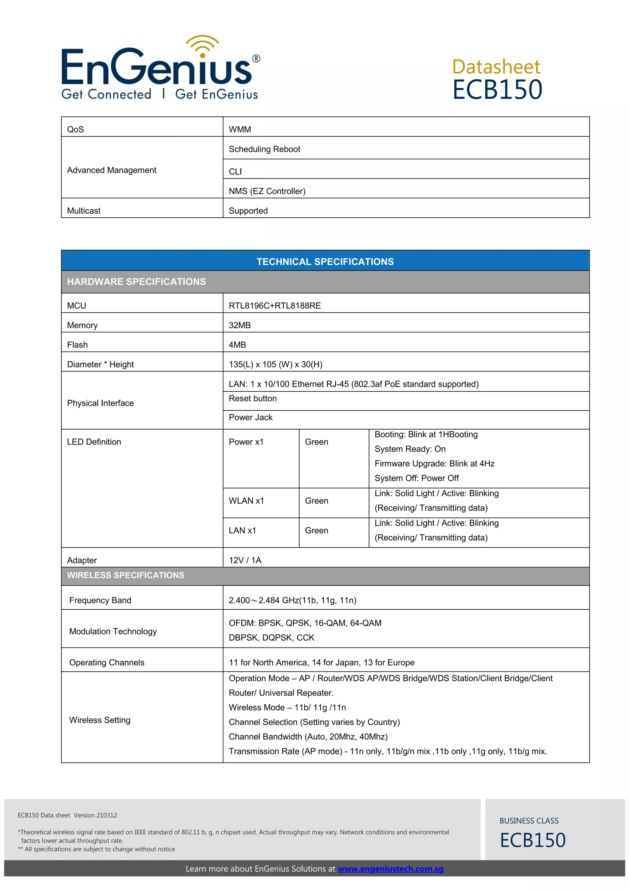 Ecb150 engenius | PDF