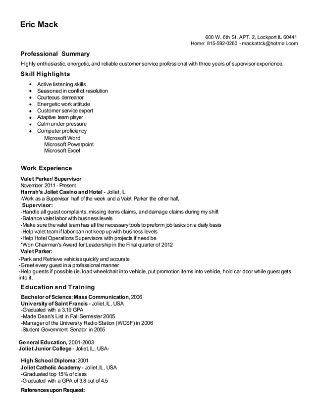 Eric Mack Resume (1) | PDF