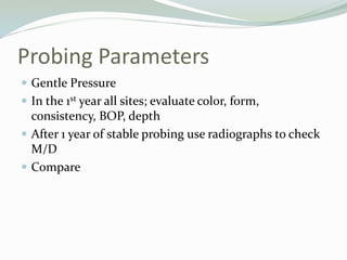Implant Maintenance and Disease Prevention | PPTX | Dental Health ...