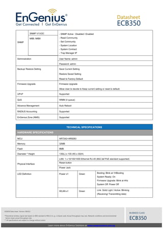 ECB350 Engenius | PDF
