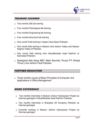 Faizan Sarwar Afridi -CV PDF | PDF