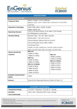 ECB600 engenius | PDF
