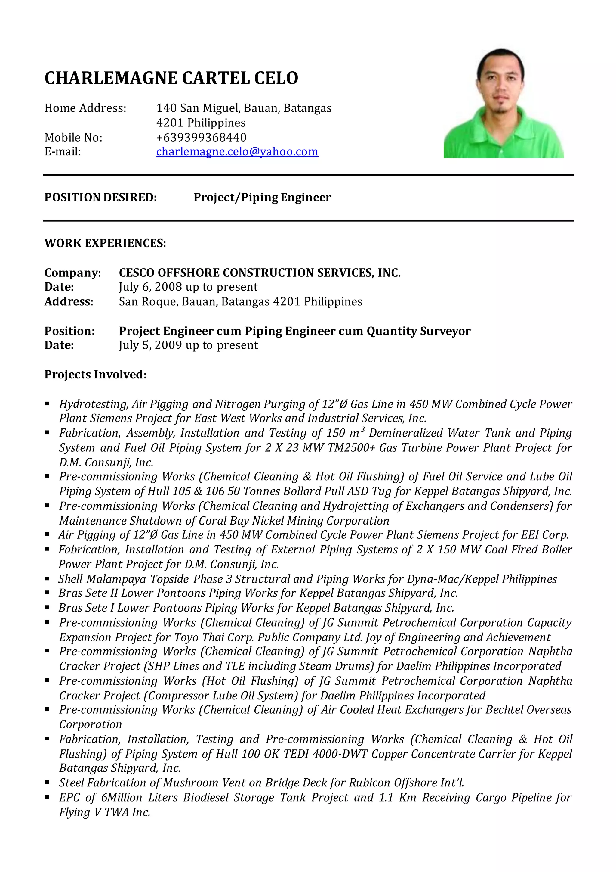 CV of Charlemagne Cartel Celo_2017 | DOCX