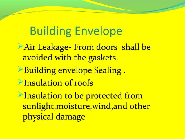 Energy Conservation Building Code ECBC | PPT | Power and Energy ...