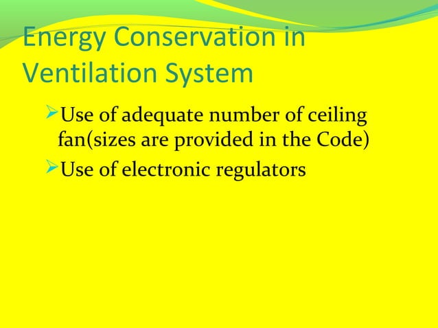 Energy Conservation Building Code ECBC | PPT | Power and Energy ...