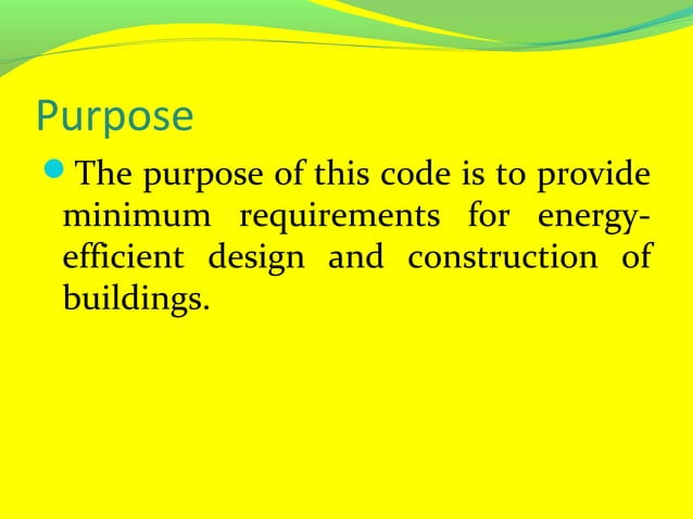 Energy Conservation Building Code ECBC | PPT | Power and Energy ...