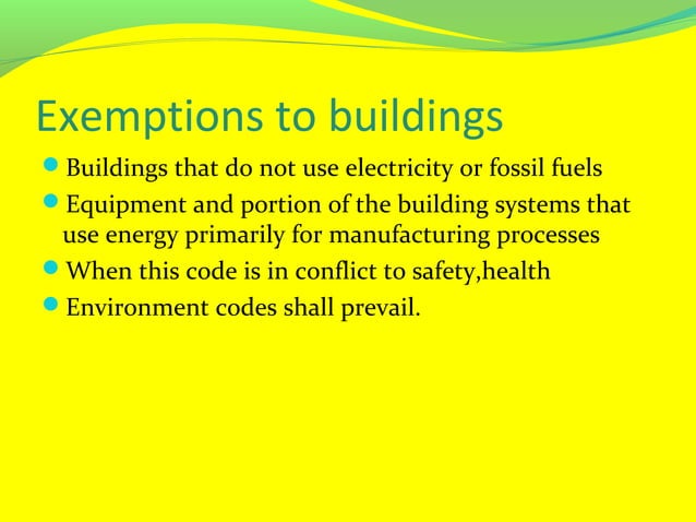 ECBC CODE 2017 | PPT | Power and Energy Industry | Industries