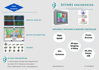 Diyani Bagging Controller | PDF