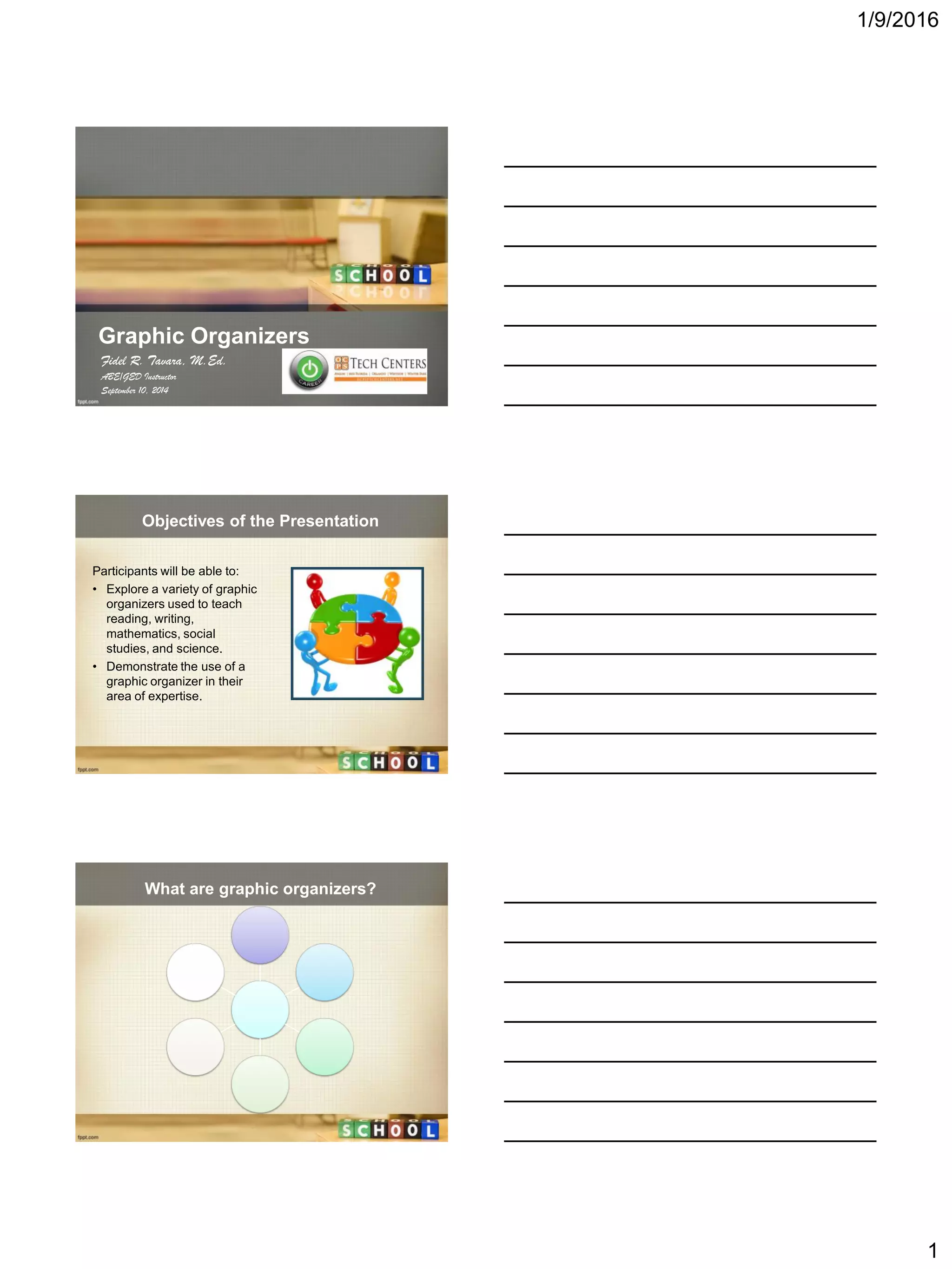 Graphic Organizers | PDF