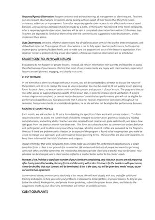 OBSERVATION AND TERMINATION GUIDE | PDF