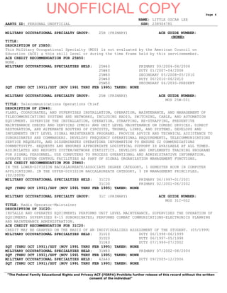 Oscar Little Army Transcript | PDF