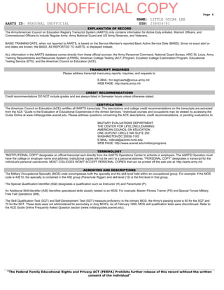 Oscar Little Army Transcript | PDF