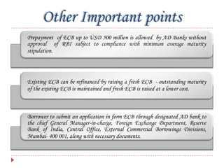 External Commercial Borrowings (ECB) | PPTX