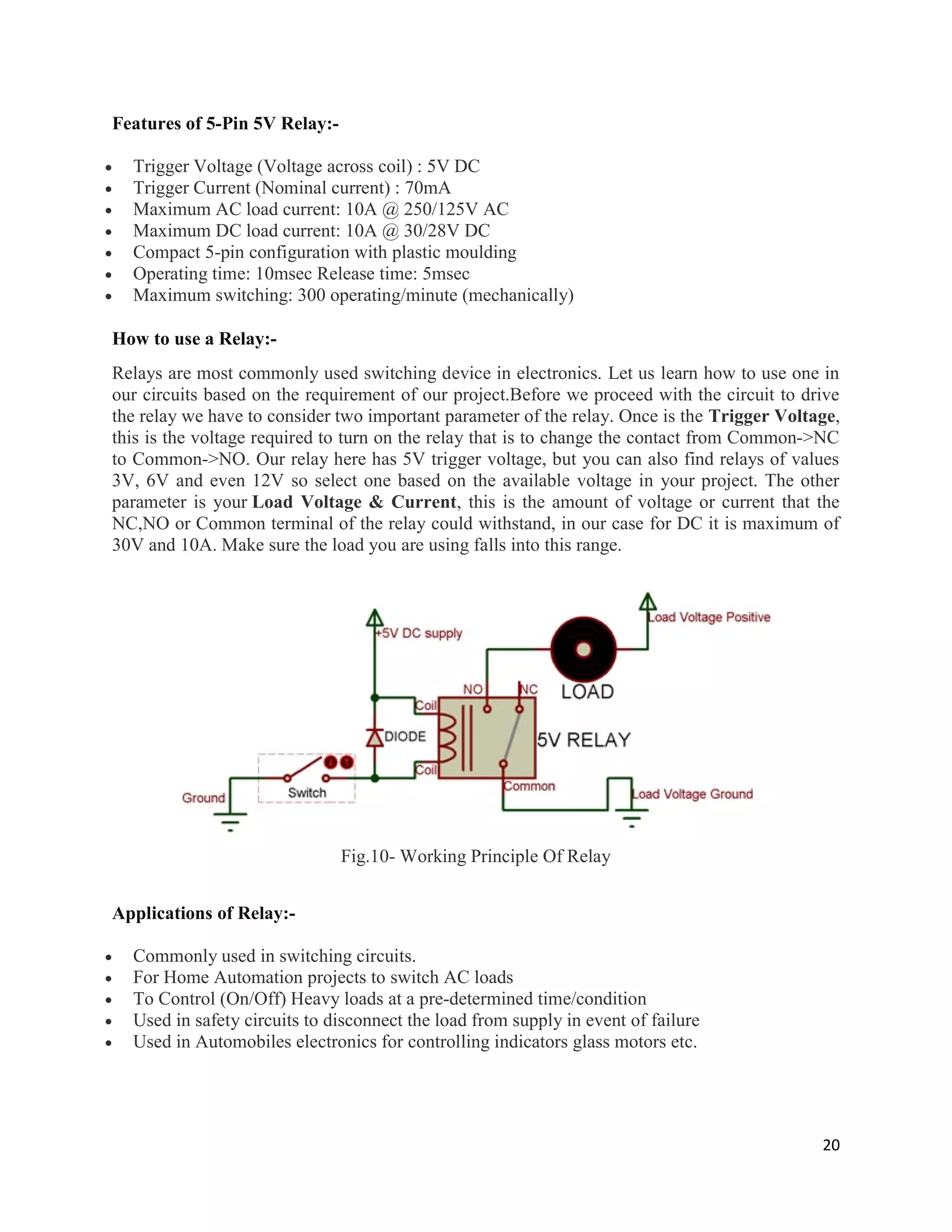 electronic circuit breaker report by saurabh chauhan | PDF