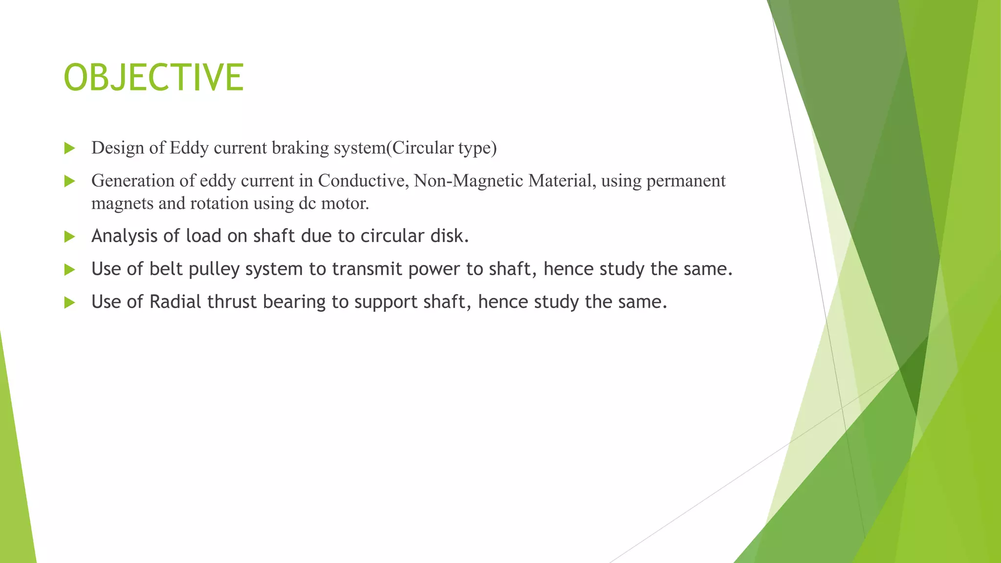 Eddy Current Braking System | PPTX