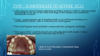 EARLY CHILDHOOD CARIES | PPTX