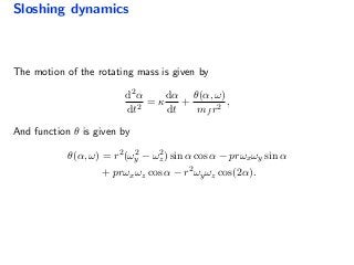 Sloshing-aware MPC for upper stage attitude control | PDF | Physics ...